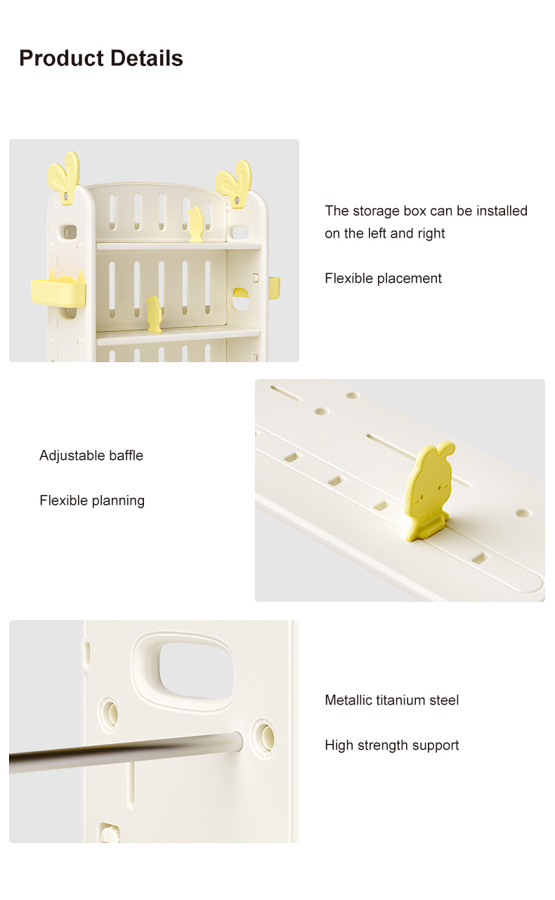 SG STOCK - 2 WAYS Cute Bunny Space Saver Cabinet Storage Box Bookshelf ...