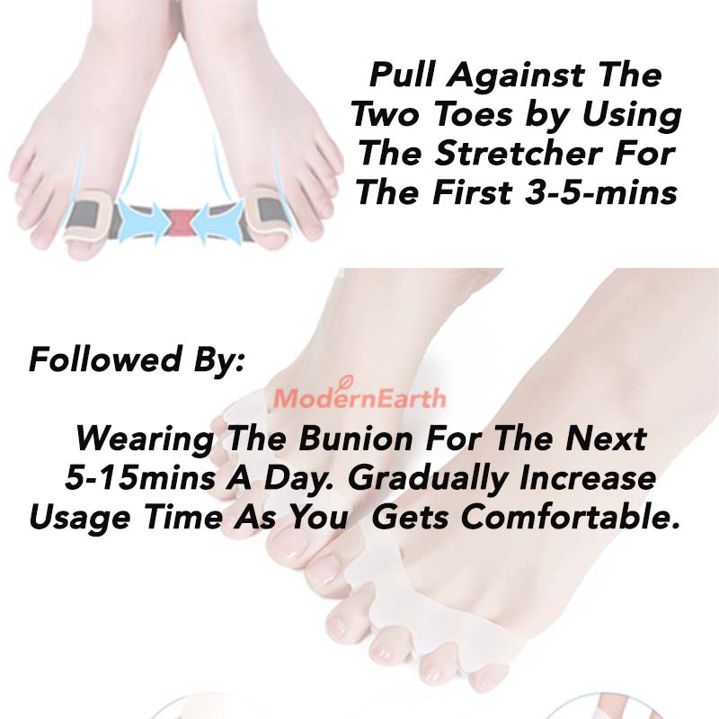 [SG Stock] Bunion Toes Separator, Silicone Toes Separator, Toes Spacer ...