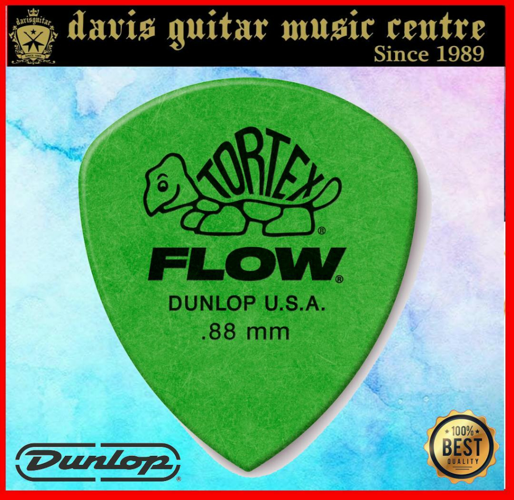 ( 3 pcs) Jim Dunlop Flow TORTEX Guitar pick Authentic [SG Distributor ...