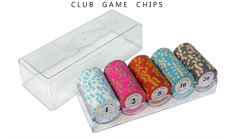 *Buy 100pcs Free 1 box*Monte Dollar Carlo Coins Golden Clay Poker Chips ...