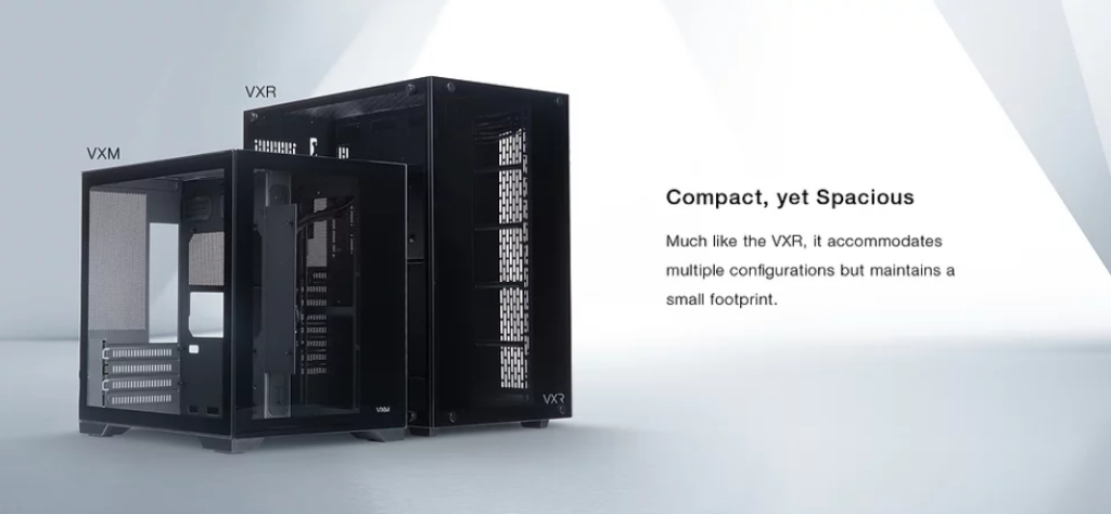 TECWARE VXM TG / EVO / Mesh Dual Chamber MATX Case, Tool-less Panel ...