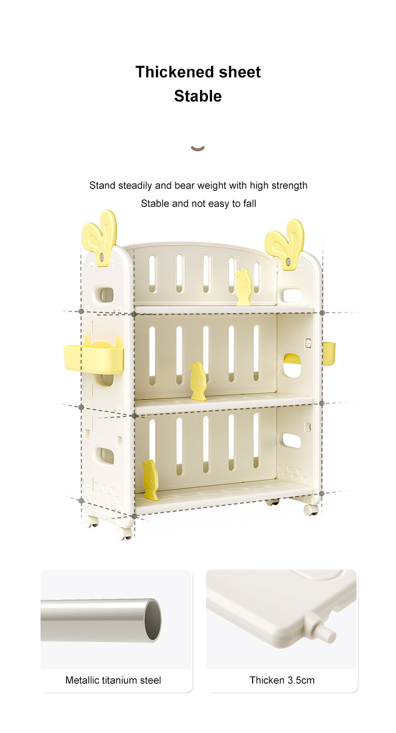 SG STOCK - 2 WAYS Cute Bunny Space Saver Cabinet Storage Box Bookshelf ...