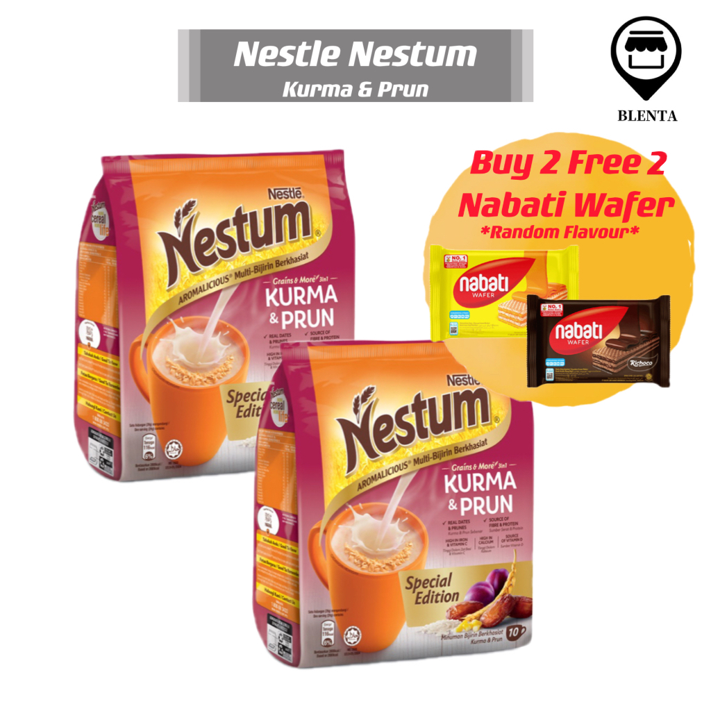 [Bundle of 2]Nestle Nestum 3in1 Original/BrownRice/Oat/Honey/Chocolate ...