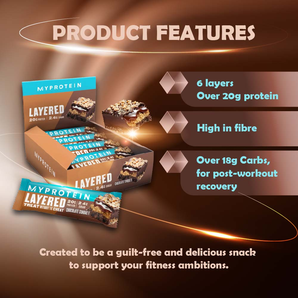 Myprotein Layered Protein Bar | Meal Replacement, High Protein, Muscle ...