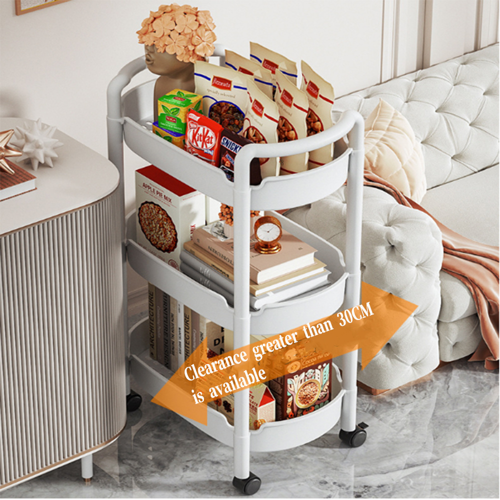 2-tier / 3-tier/ 4-tier Kitchen Bathroom Bedroom Office Storage ...