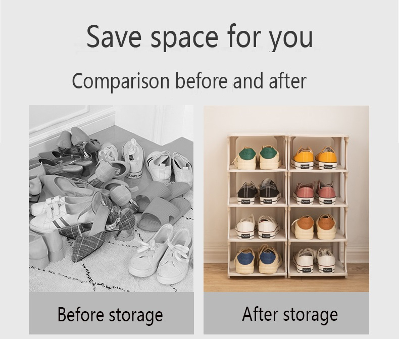5/8 Tier Shoe Rack for HDB BTO Indoor Outdoor Plastic Shoe Storage ...