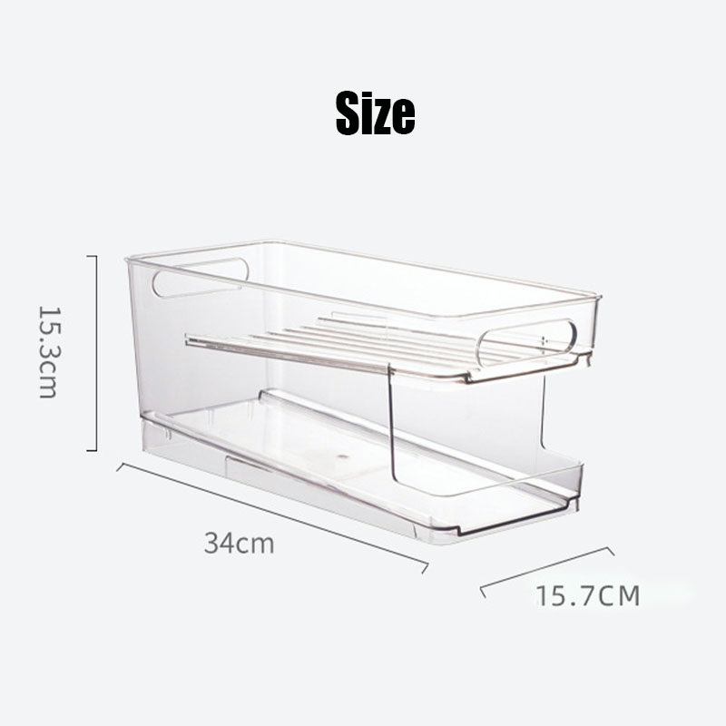 Fridge Organizer Refrigerator Drawers Egg Holder Freely Pullable Egg ...