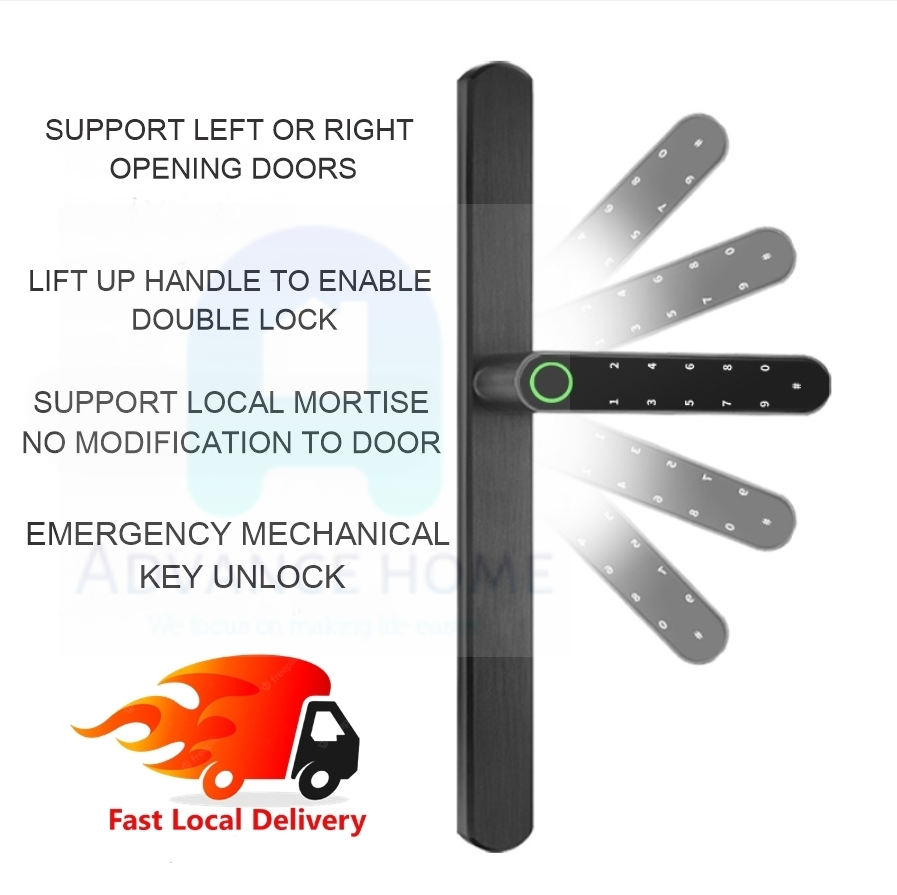 Smart Lock BTO Main Door With Installation digital lock smart door lock ...