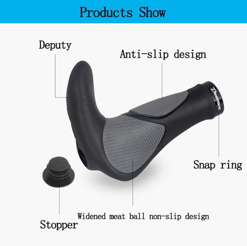 [SG SELLER] Authentic Deemount Comfy Bicycle Grips TPR Rubber ...