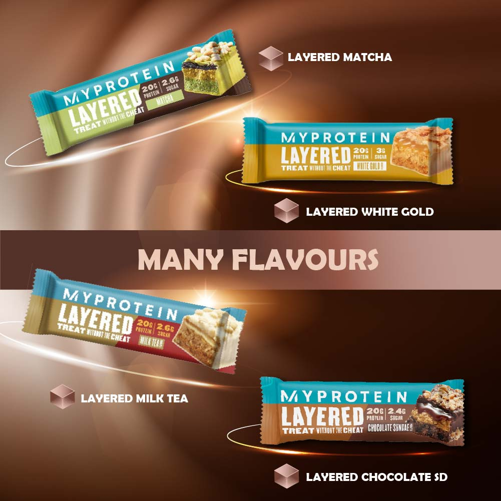 Myprotein Layered Protein Bar | Meal Replacement, High Protein, Muscle ...