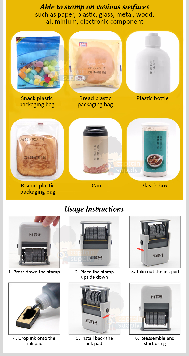 Product / Food Packaging Manufacturing / Expiry Date Stamp | Shopee ...