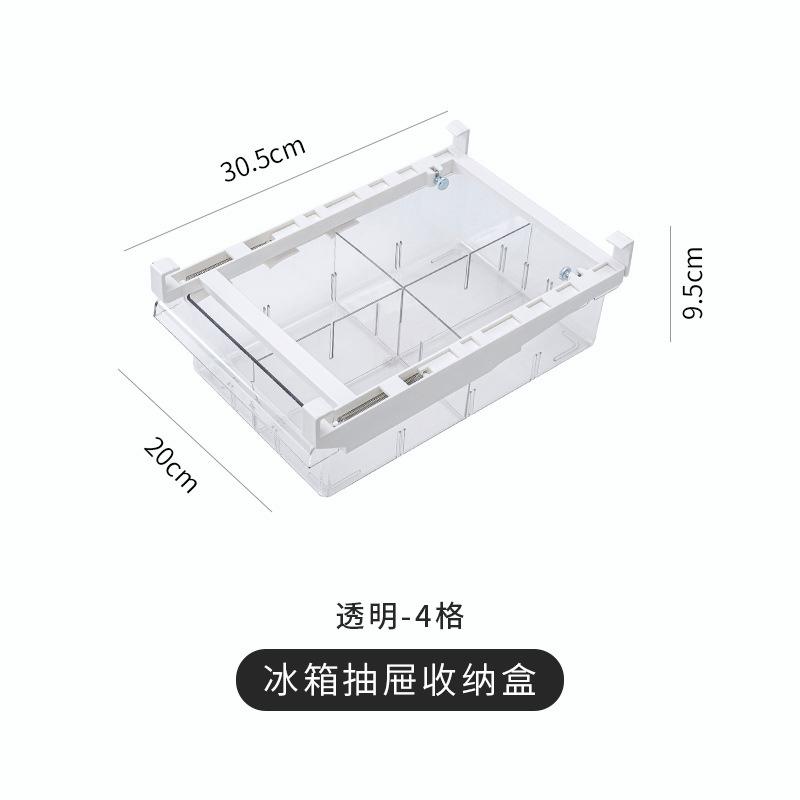 Fridge Organizer Refrigerator Drawers Egg Holder Freely Pullable Egg ...