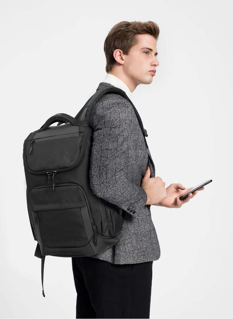 P&D Men Backpack 24L Multi-function Waterproof Backpacks 15.6" Laptop ...