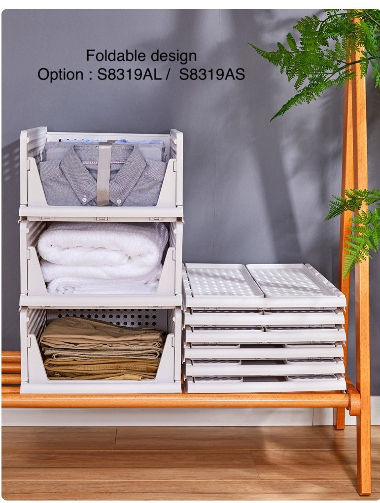 Easyhome.sg Modular Retractable Shelf / Storage Rack Drawer Clothes ...