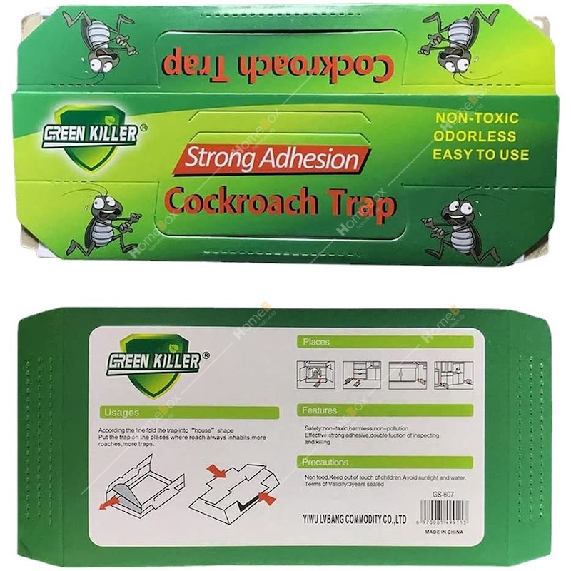HomeBox 🇸🇬 10PCS 壁虎&蟑螂捕捉器 Cockroach Trap Lizard Trap Sticker Glue ...