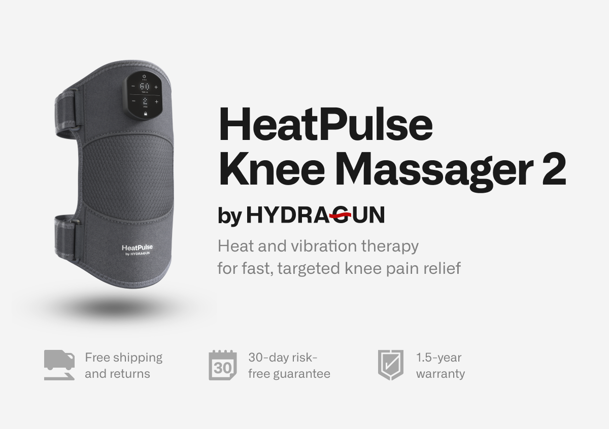 HYDRAGUN HeatPulse 2 Knee Massager for Joint Pain Relief, Arthritis ...