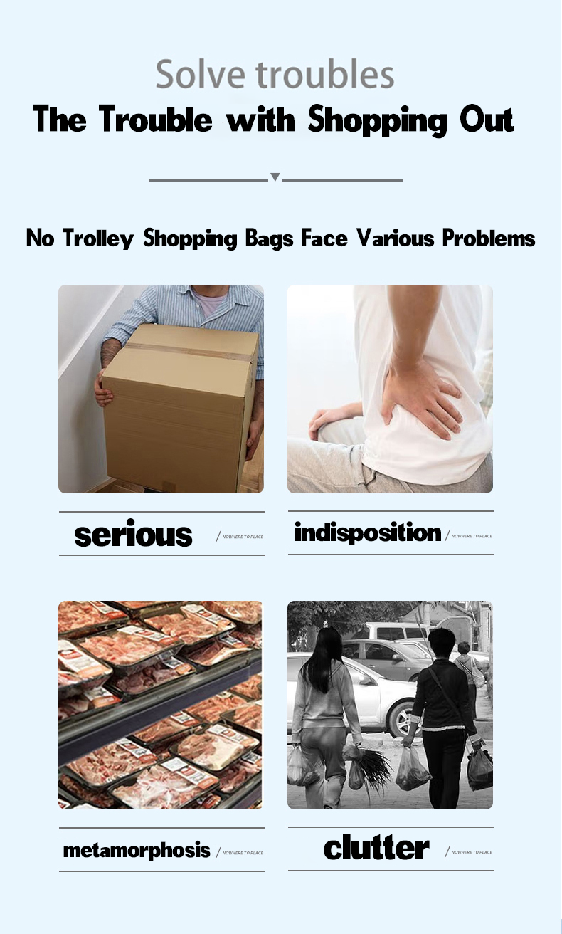 🔥🔥【SG READY STOCK】retractable folding grocery shopping cart shopping ...