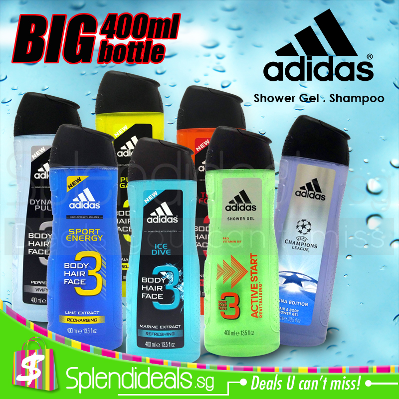(OFFER) ADIDAS MEN BODY WASH | SHOWER GEL 400ML - FACE WASH | HAIR ...