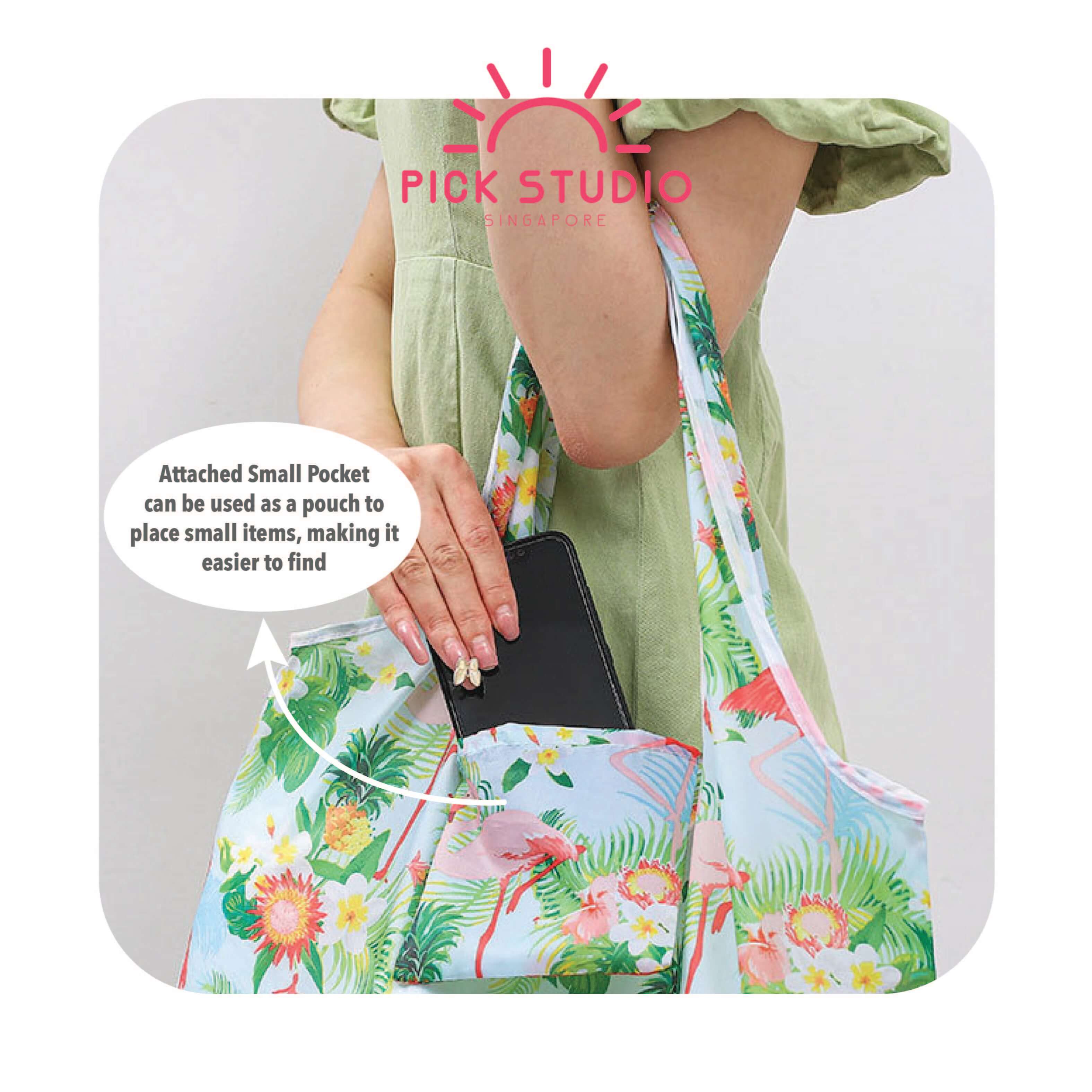 [SG READY STOCK] Foldable Shopping Bag Foldable Recycle Bag - Easy to ...