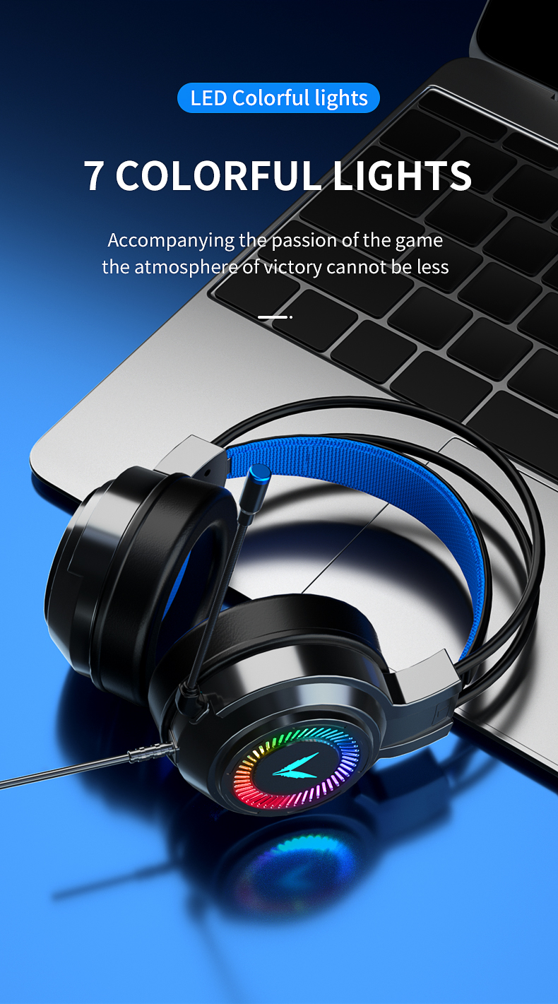 G60 Gaming Headset 7.1 Stereo Surround Sound, USB Headset Noise ...
