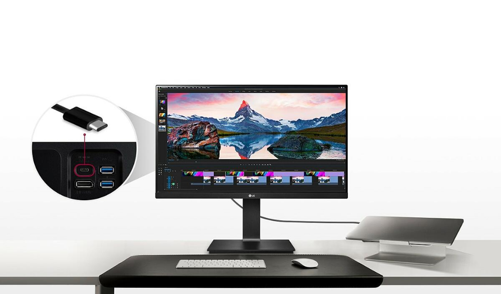 LG 24QP750-B.AHK 23.8"" QHD IPS Monitor with USB Type-C™ /3 yrs ...