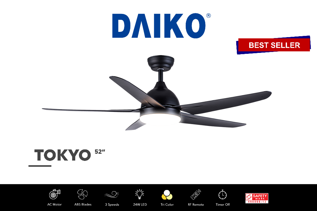 [FREE INSTALLATION] [READY STOCK] DAIKO Tokyo 52" (with Tri-Color Light ...