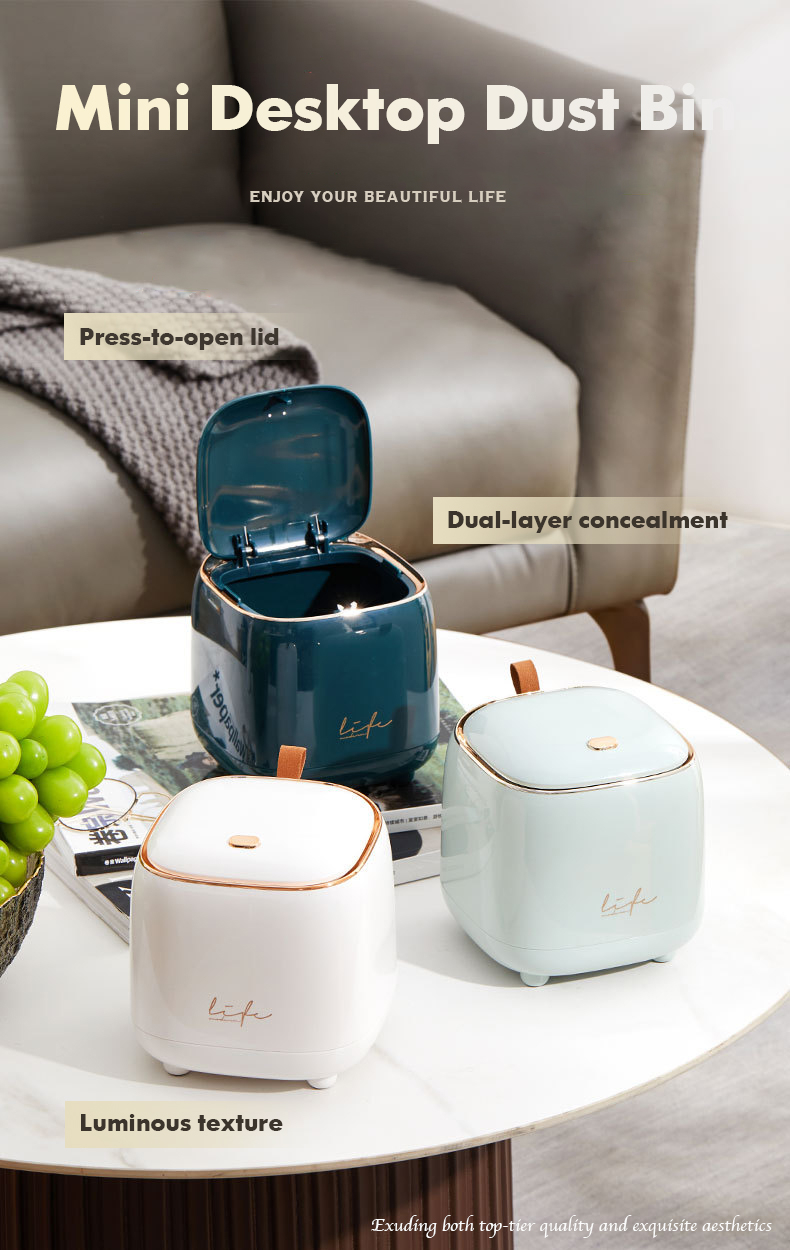 [SG Stock] Cute and Funny Mini Desktop Dustbin Rubbish Bin Bedroom ...