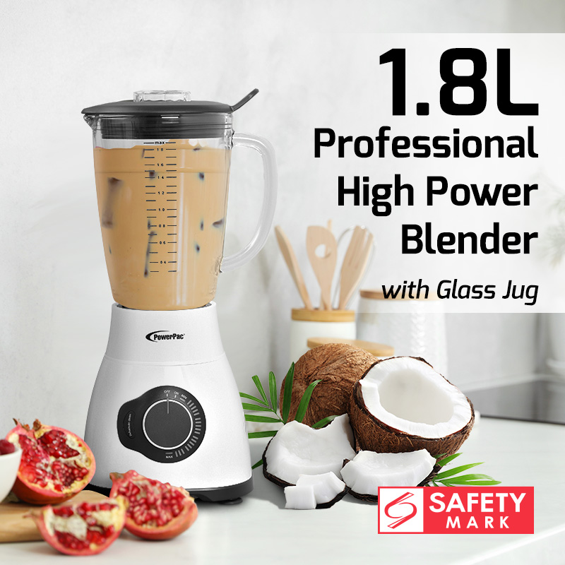 PowerPac Professional High Power Blender, Bubble Tea Blender ...