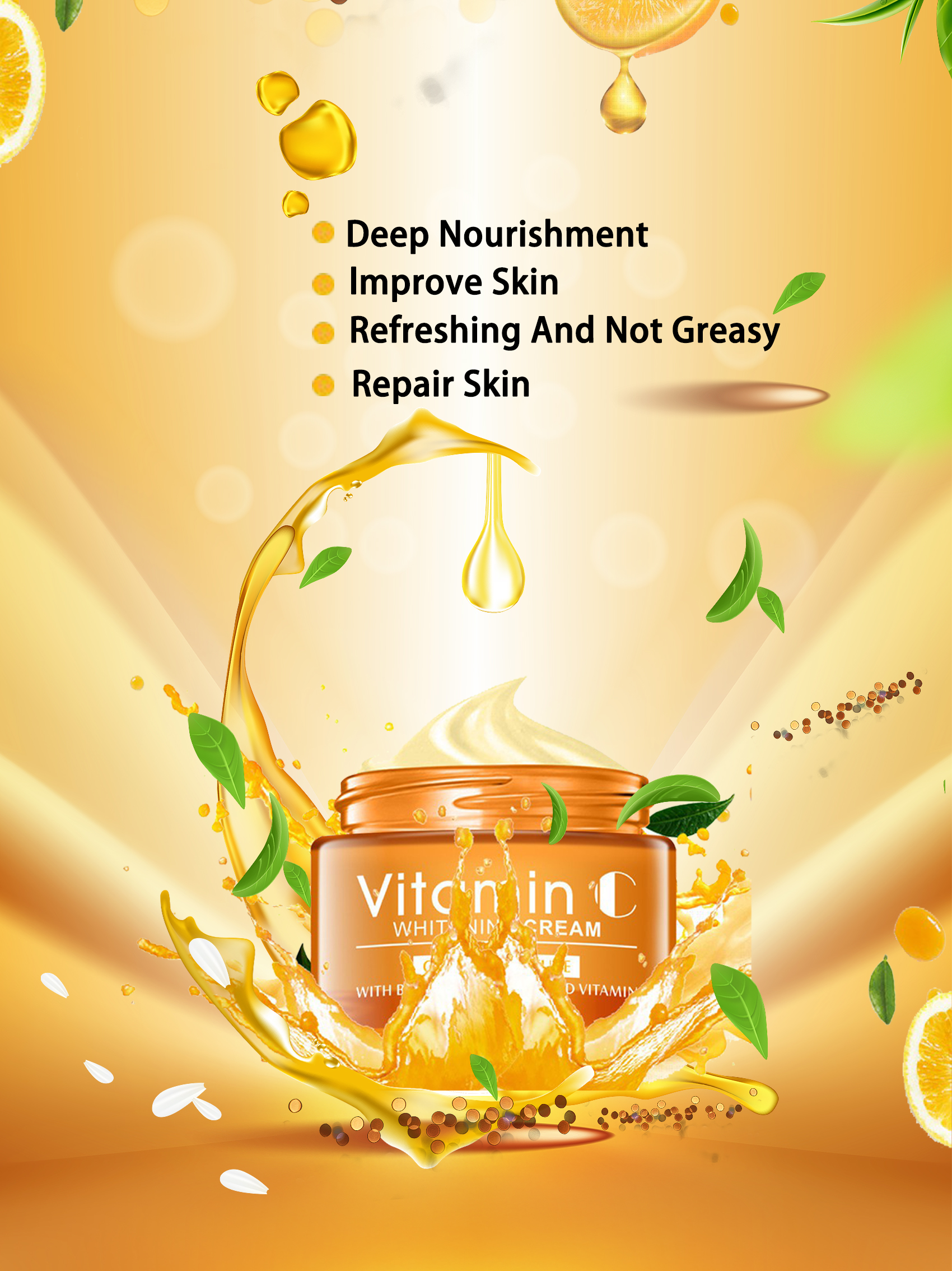 💓Revitalized Skin💓 Disaar Vitamin C Face Cream，Brighten Skin Tone ...