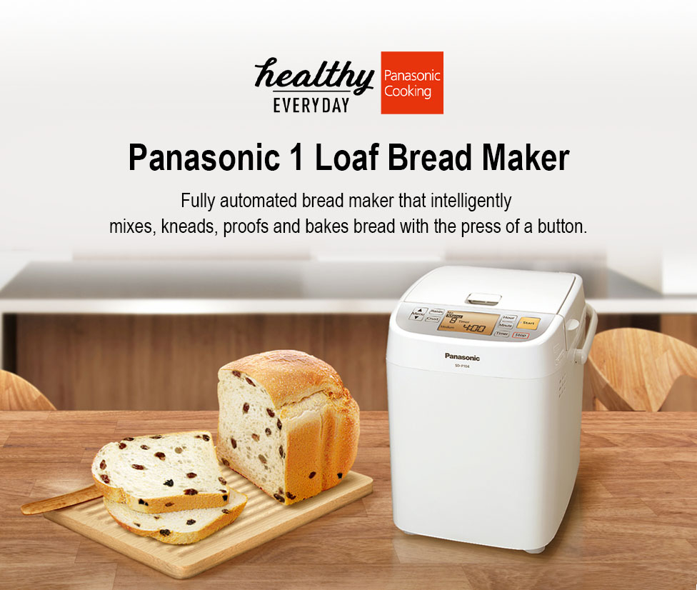 Panasonic SD-P104WSH Breadmaker with 13 menu functions | Shopee Singapore