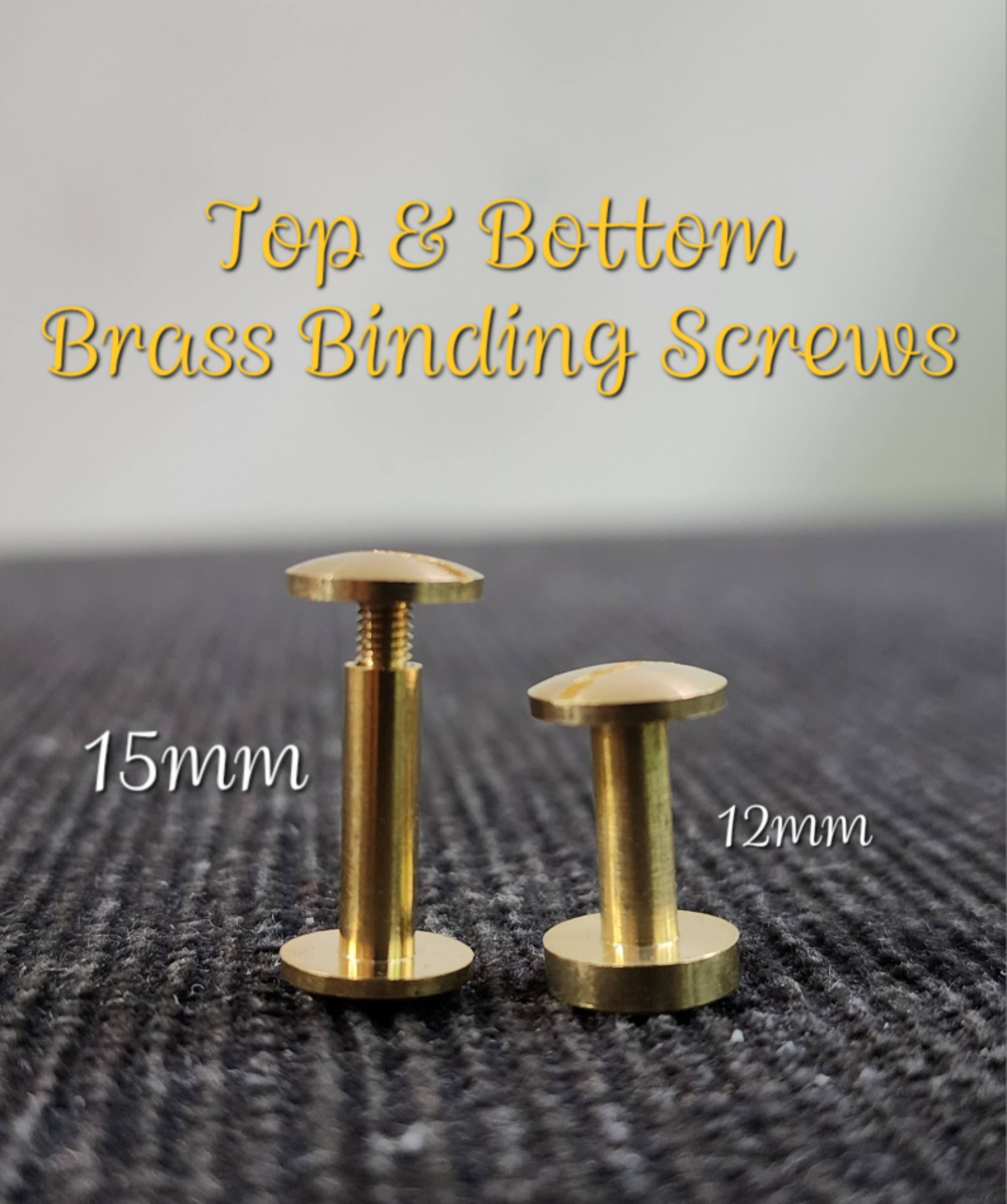 SG Stock-Binding Brass Screws | Book Screws | Menu Binding | Album ...