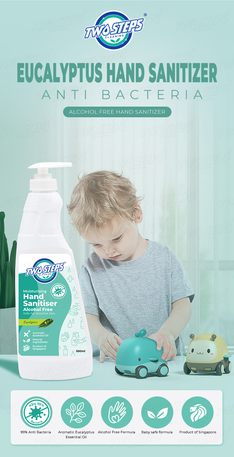 Two Steps Cleaning Hand Sanitizer Alcohol Free 5 Litre Eco Refill ...