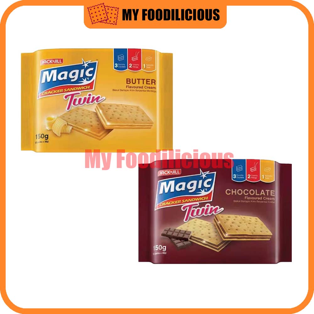 Magic Twin Series Jack N' Jill Biscuit Cracker Sandwich Chocolate ...