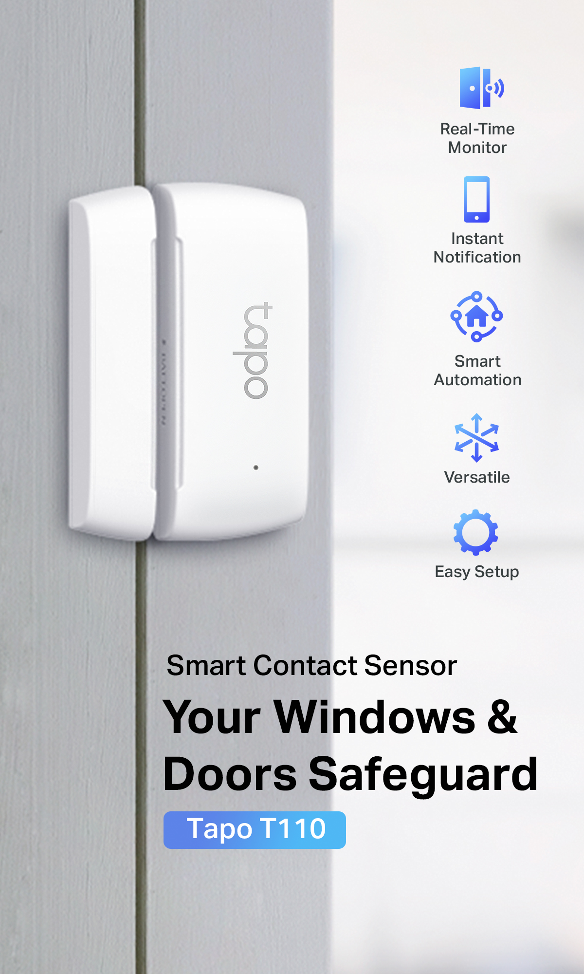 TP-Link Smart Motion, Temperature, Humidity Sensor Tapo T100/T110/T300 ...