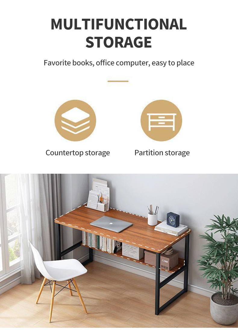 (HOME+) Desk/computer desk/dining table apartment study bedroom simple ...