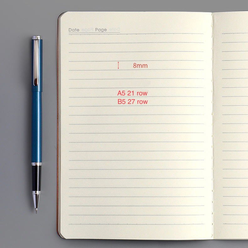 A5 / B5 Notebook Notepad Exercise Book - Spiral Kraft Paper Black Cover ...