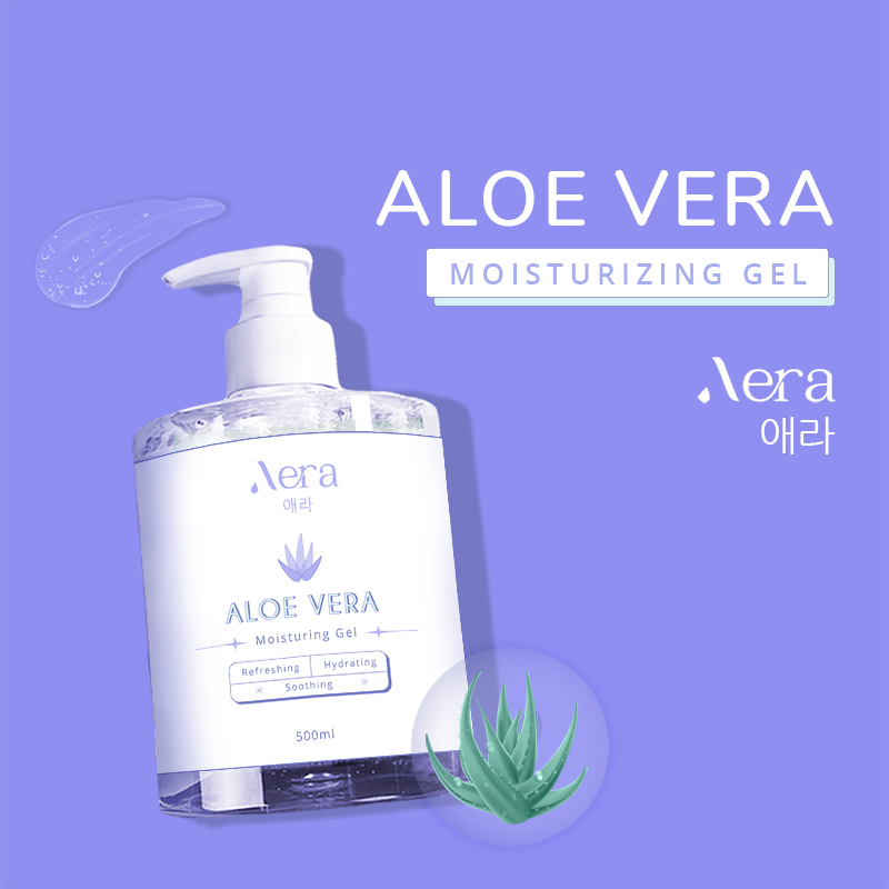 Aera 애라 Aloe Vera Moisturizing Gel | Skin Hydration Dry Skin Non-sticky ...