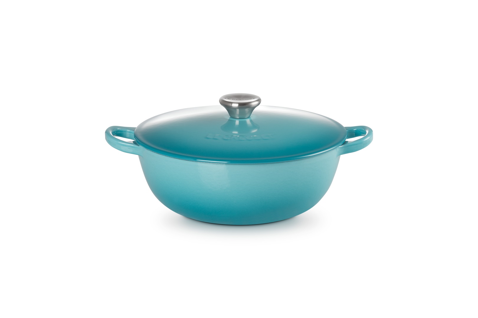 Le Creuset Stir-fry Marmite Classic Range - Caribbean Blue (24cm ...