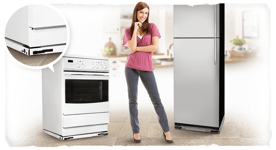 ROLLERS FOR COOKER & REFRIGERATOR. WEIGHT UP TO 300KG - MADE IN EUROPE ...