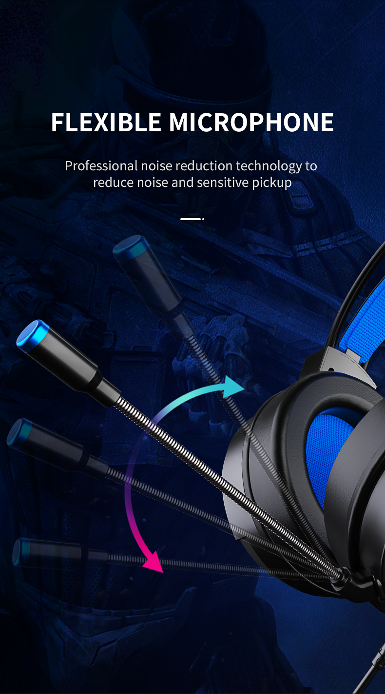 G60 Gaming Headset 7.1 Stereo Surround Sound, USB Headset Noise ...