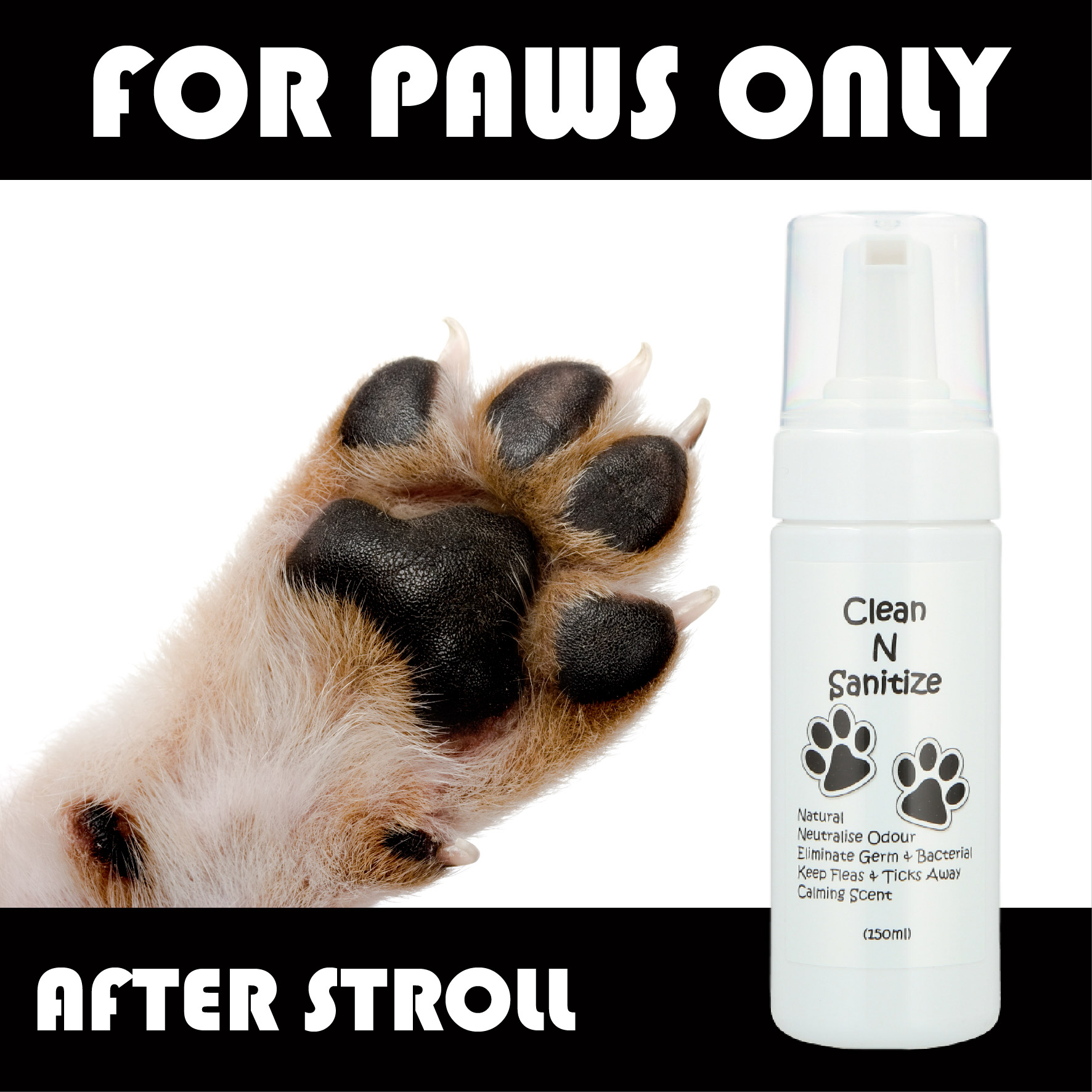 BioSafe4U Paws Cleanse, Paws Balm, Tear Stain Remover, Pet Care ...