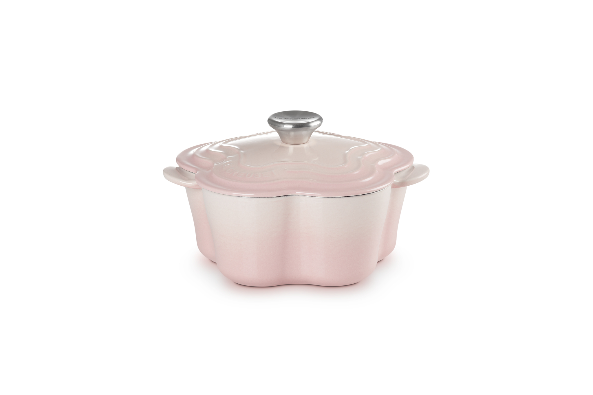 Le Creuset Flower Shaped Casserole - Shell Pink (20cm) | Shopee Singapore
