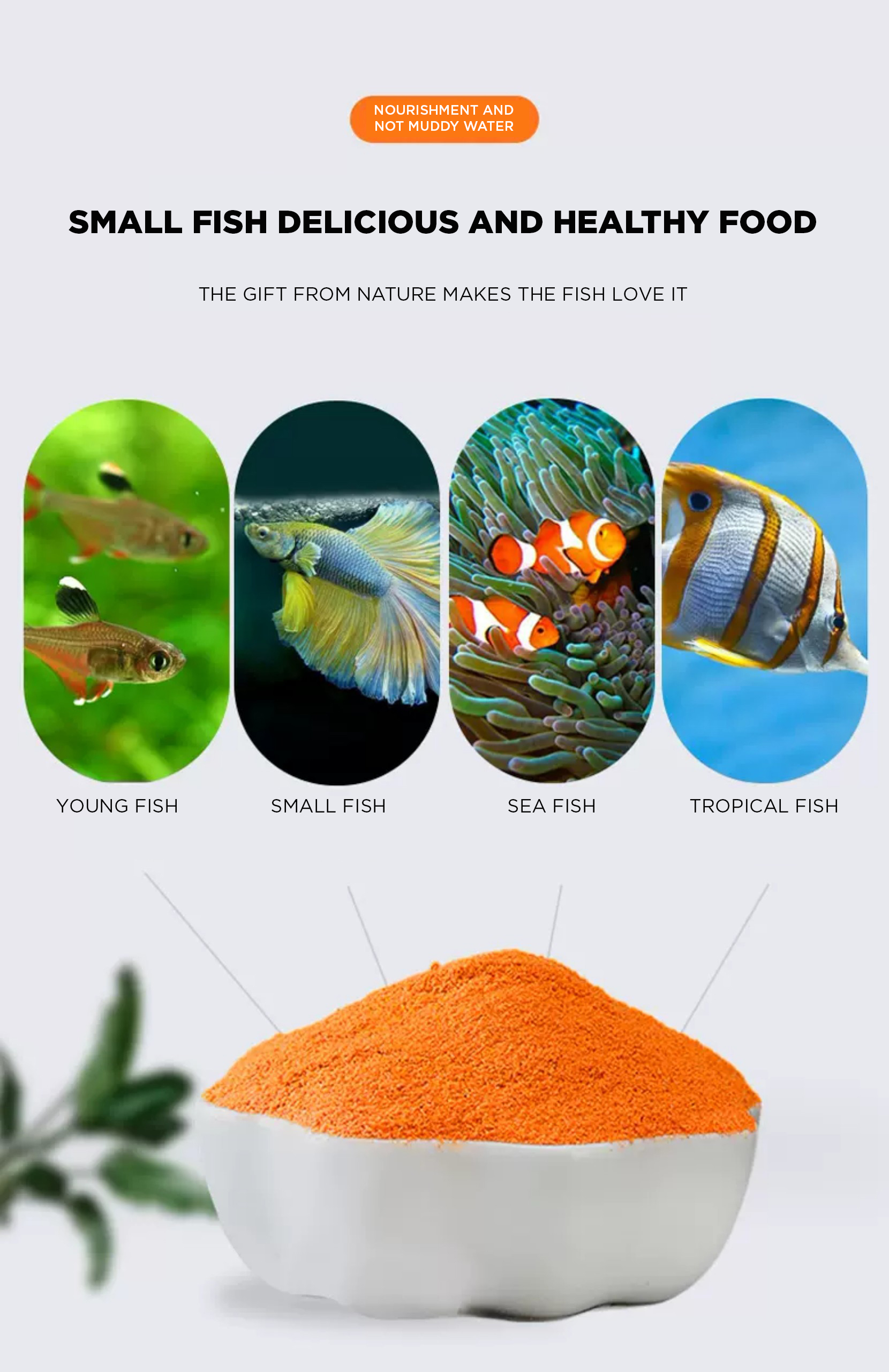 YEE Fish Food Pellet, Instant Feed Baby Brine Shrimp, Sea Monkey ...
