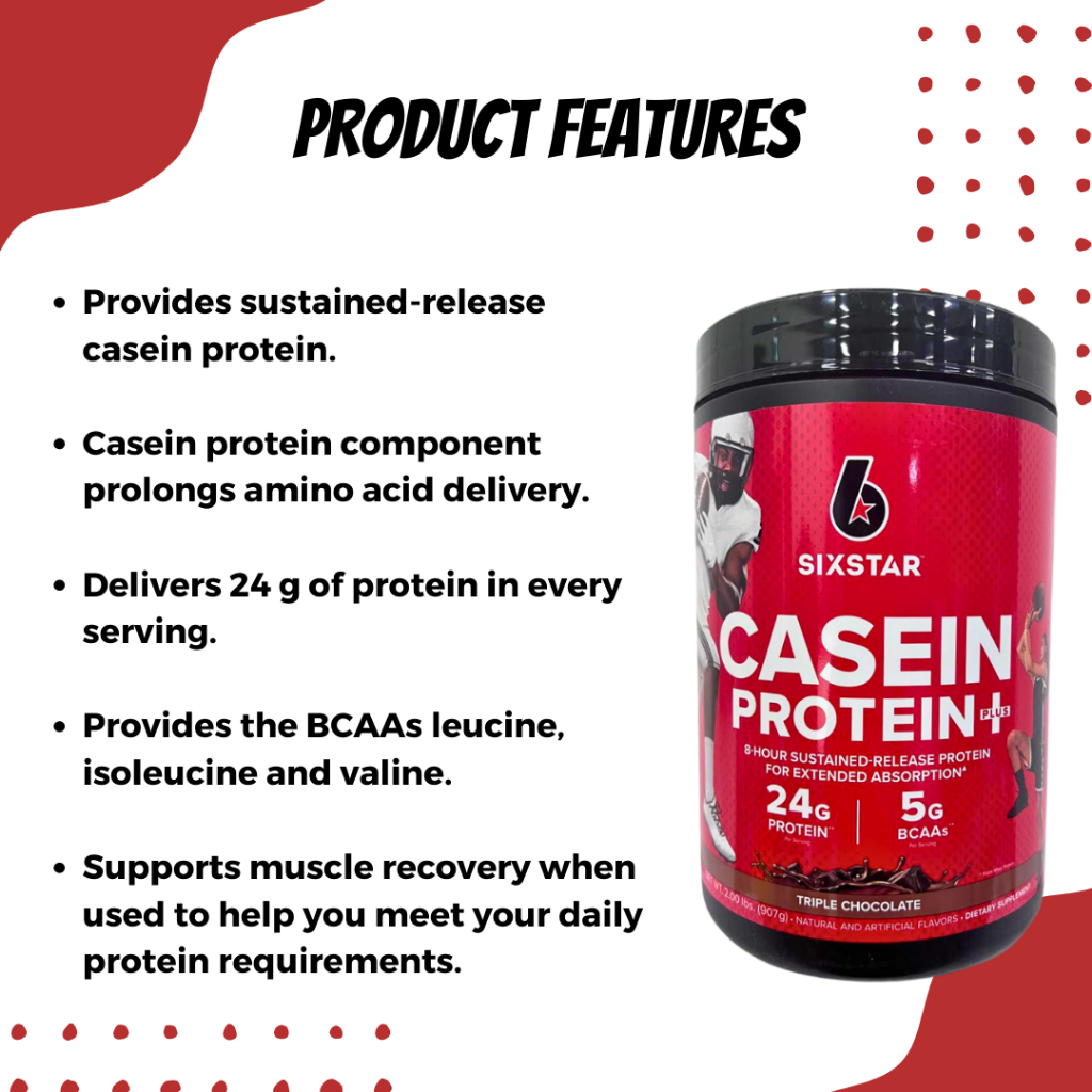 Six Star, Elite Series, Casein Protein, Protein Powder for Muscle Gain ...