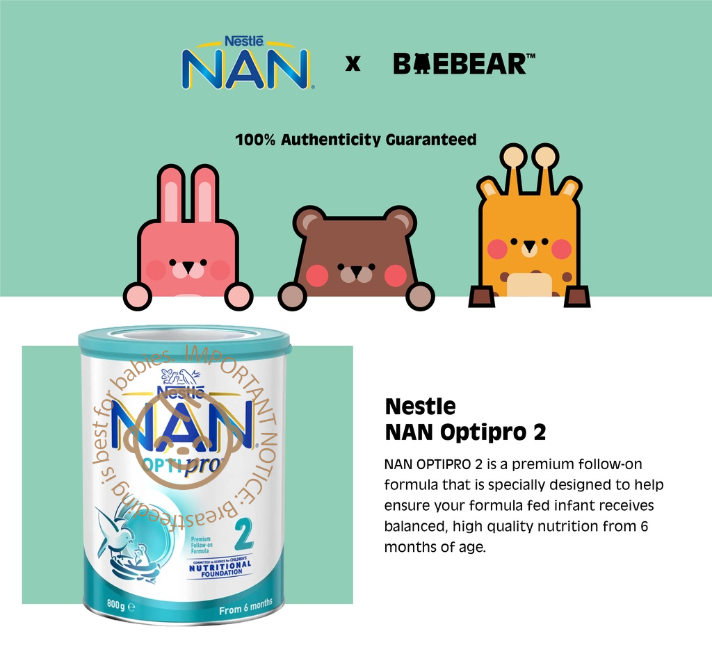 Nestle Nan Optipro 2, Supreme Pro 2 (Australia) [BaeBear.sg] | Shopee ...