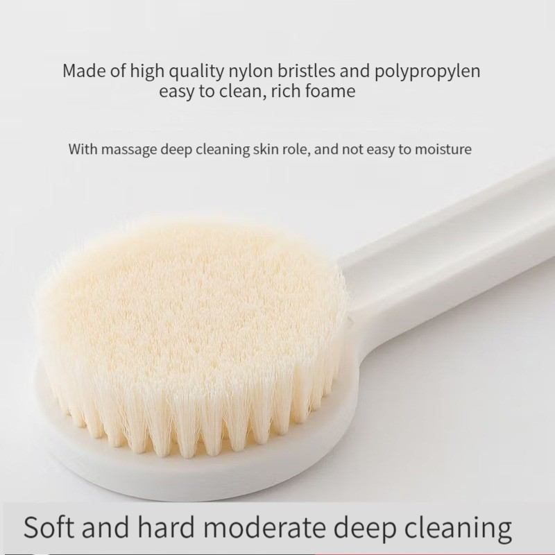 [🇸🇬SG Stock]Long Handle Bath Brush Back Rub Back Bath Scrub Magic ...