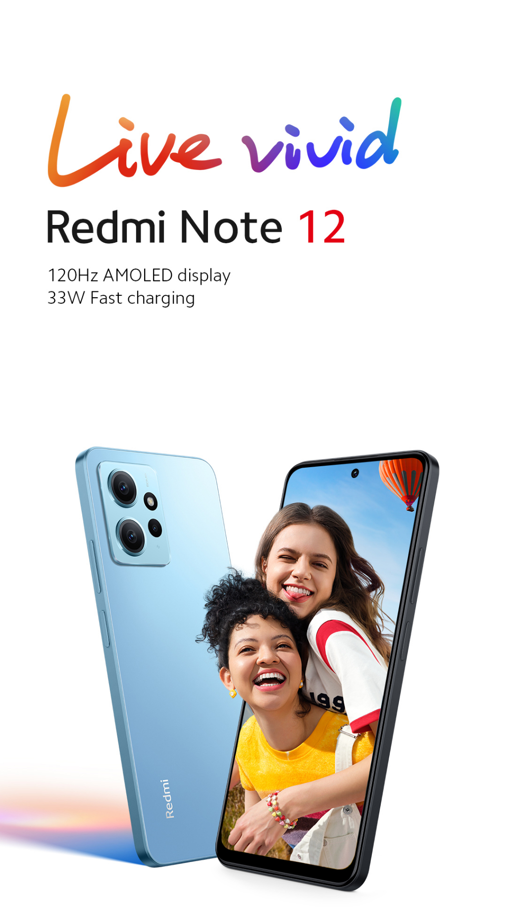 Redmi Note 12 8GB+256GB/6GB+128GB/4GB+128GB Global Version (1 Year ...