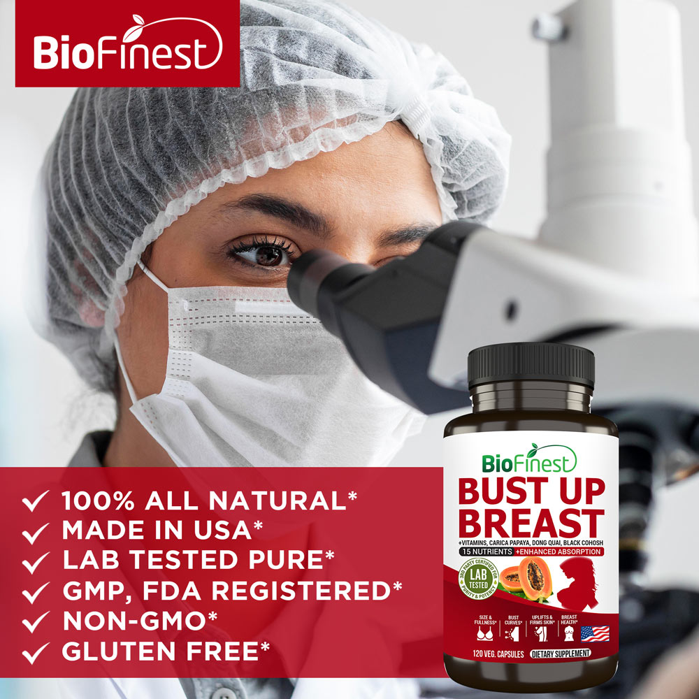 Biofinest Bust Up Breast Supplement - Carica Papaya Dong Quai Black ...