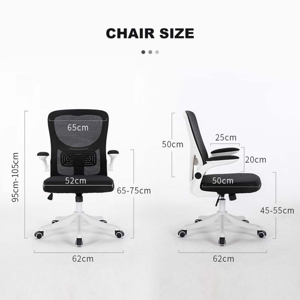 【Joseph&Casey】883 Ergonomic Office Chair, Home Office Mesh Chair with ...