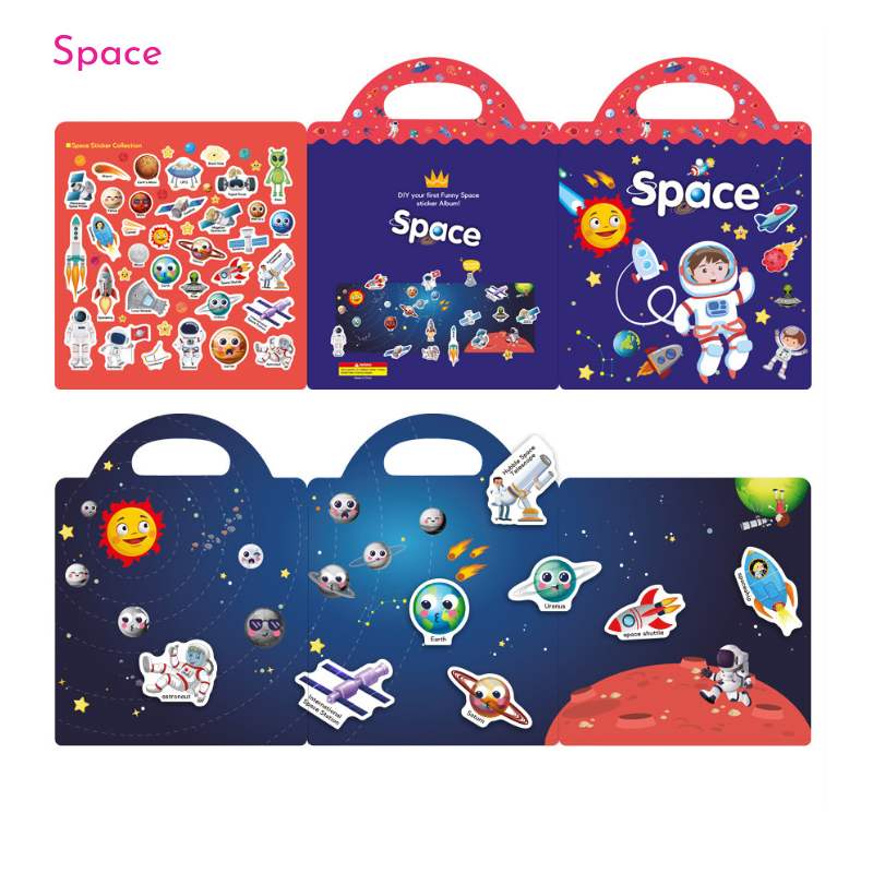 Children Day | Reusable Sticker Book for Kids / Educational Learning ...